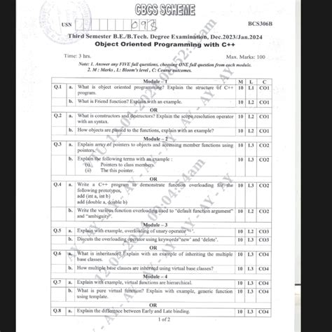 Mohsin Ali Bcs306b Vtu Papers 📝 Vtu Vtupreviousyearpapers
