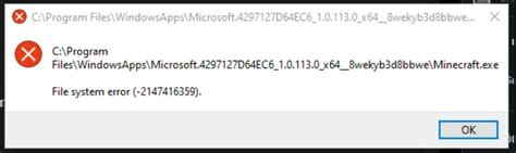 Fix Minecraft Installer File System Error Solved