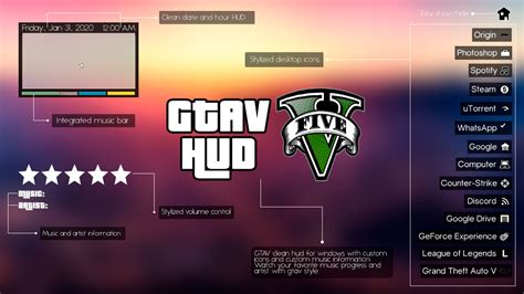 GTA V HUD Desktop Customization By MarcianoZx On DeviantArt