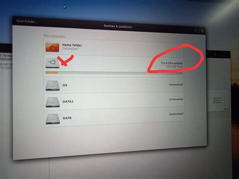 dual boot why is ubuntu taking up a different quantity of space in a