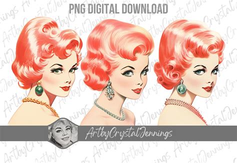 Vintage Pin Up Girl Hair