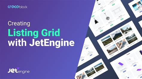 How To Сreate A Listing Grid Jetengine Plugin Youtube