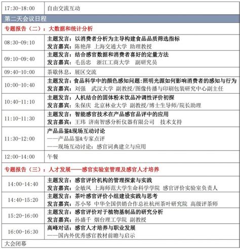 2023感官分析创新论坛“人才•创新—— 趋势的力量”感官会议培训会议感知网