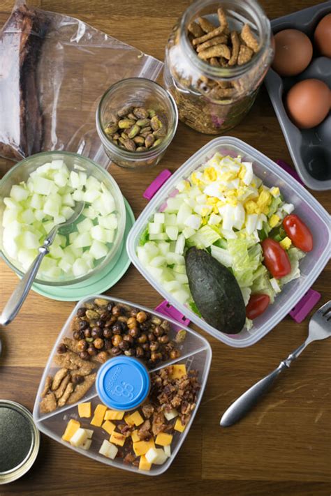 Cobb Salad Meal Prep Chattavore