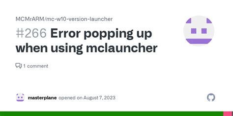 Error Popping Up When Using Mclauncher Issue 266 MCMrARM Mc W10 Version Launcher GitHub