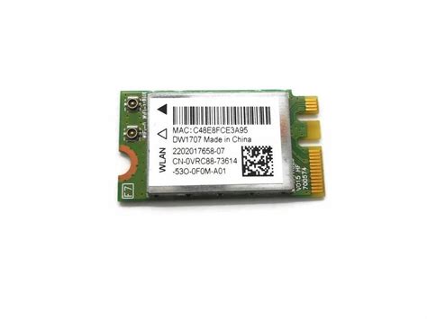 Dell Dw1707 Qcnfa335 802 11 B G N Wi Fi Wlan Bluetooth Card 0vrc88 Vrc88 At ₹ 1299 Piece New