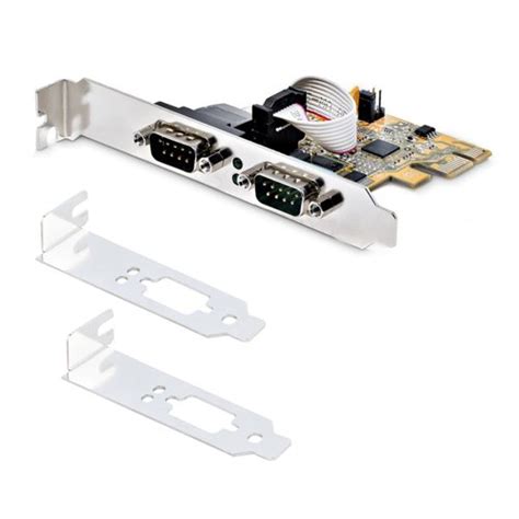 Buy StarTech Com Port PCI Express Serial Interface Card Dual Port PCIe To RS DB Serial
