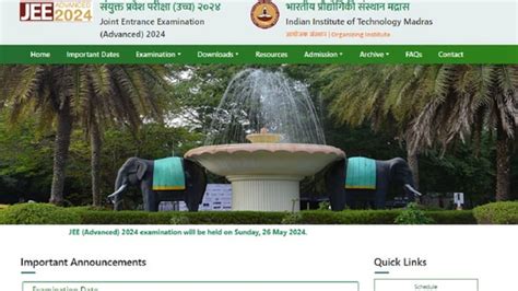 JEE Advanced IIT JEE Registration Begins Today At Jeeadv Ac In