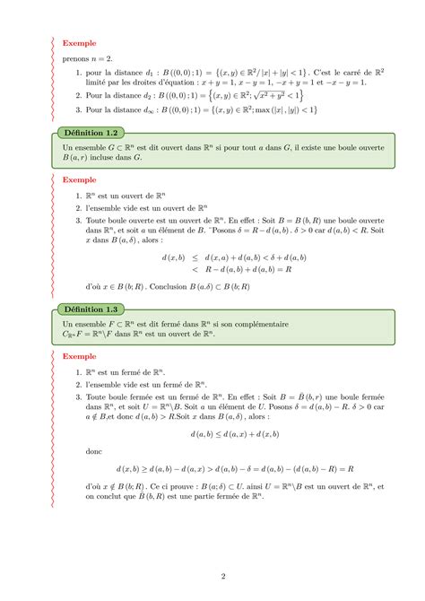 SOLUTION Cours Fonctions De Plusieurs Variables Studypool