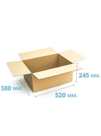 Коробка (520 х 380 х 245), бура