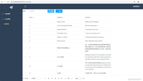 Spa项目开发之动态树数据表格分页thislistdata Thislistdatalength 1 Message