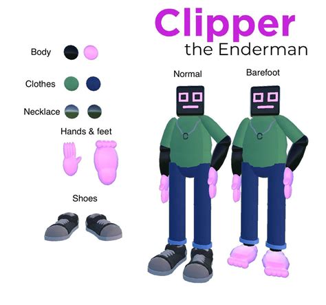 Clipper The Enderman Reference Sheet By Bowlingball14 On Deviantart