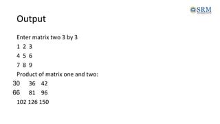 Data Structure Algorithms Matrix Multiplication Pdf Programming Languages Computing