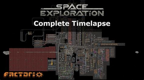 Factorio Timelapse Space Exploration Youtube