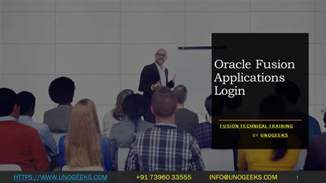 Oracle Fusion Applications Login