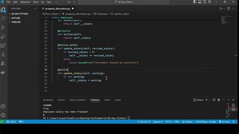 Python Tutorial Mastering The Property Decorator Getters Setters