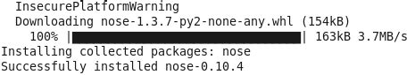 Python Pip Install Nose 1 3 7 Installs Version 0 10 4 Stack Overflow