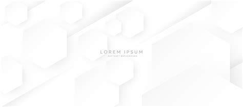 Hexagonal Abstract White Background Modern Minimalist Hexagonal Geometric Background 29253020
