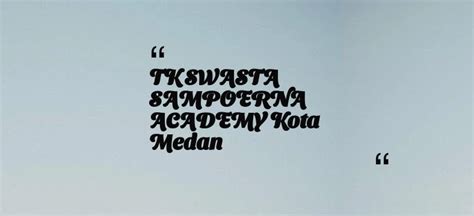 Tk Swasta Sampoerna Academy Kota Medan Katalog Sekolah