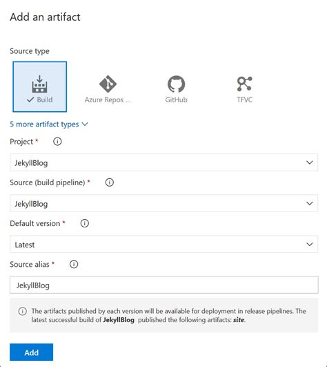 Azure Devops Release Pipeline For Jekyll