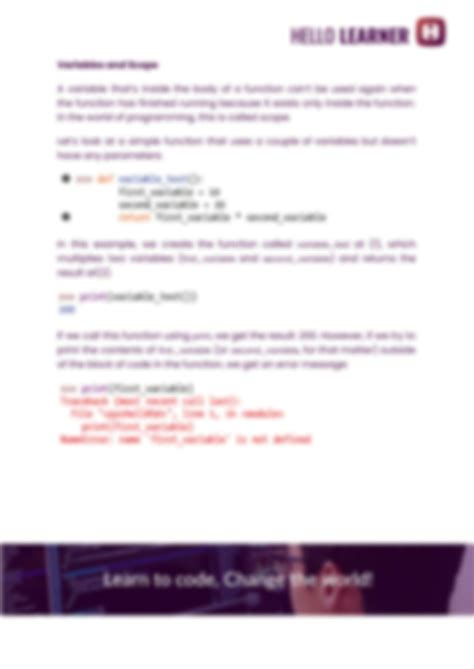 Solution Student Reading Functions In Python Studypool