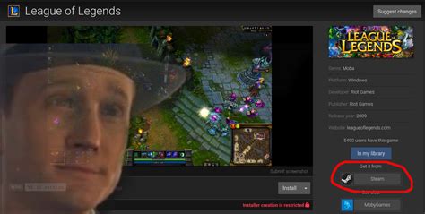 Major League Of Legends On Steam · Issue 1165 · Lutrislutris · Github