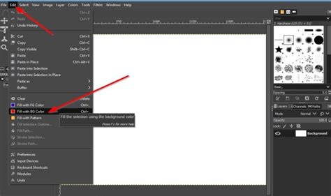 如何在 Gimp 中添加和更改画布背景颜色 Tech Club