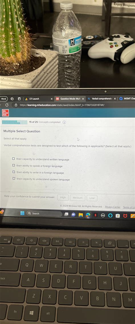 Solved Multiple Select Questionselect All That Applyverbal