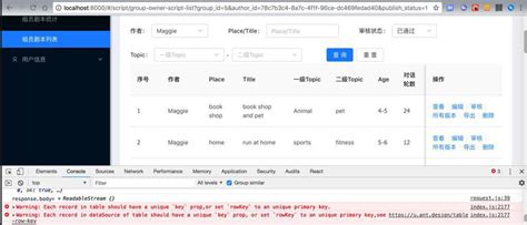 【已解决】antd Pro中警告：warning Each Record In Table Should Have A Unique