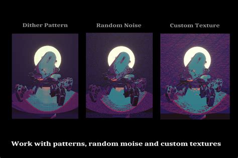 Dither Retro Pixelated Pattern Effect