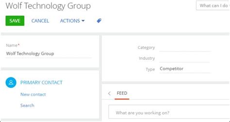How To Add A Primary Contact Module To A Custom Account Page In Creatio