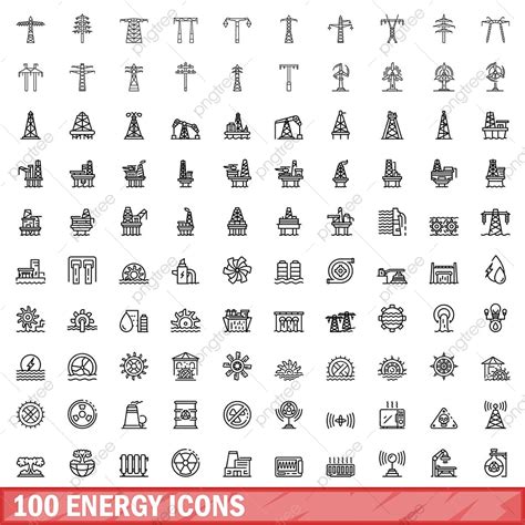 100 Vector Design Images 100 Energy Icons Set Wheel Platform