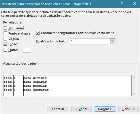 Dividir Texto Em Colunas Independentes Na Planilha De Excel Tudo Excel