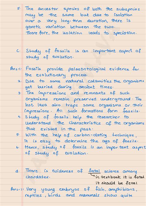 SOLUTION Chp 1 Heredity And Evolution Studypool