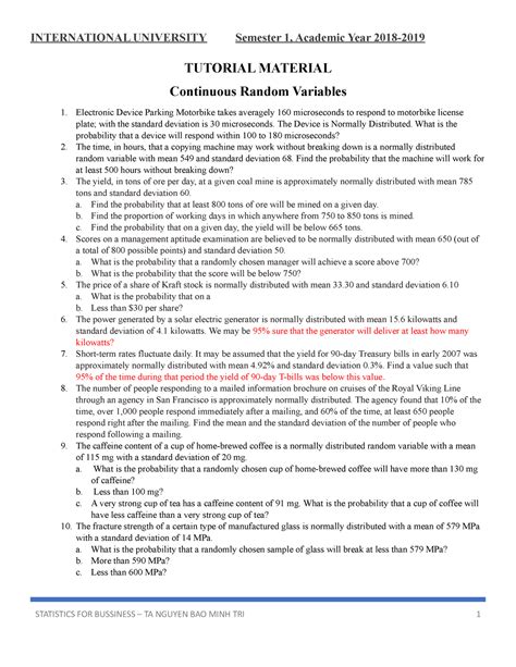 Chap 7 Exercises Practical Exercise For The Course International University Semester 1