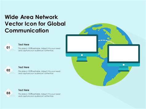 Wide Area Network Vector Icon For Global Communication Ppt PowerPoint Presentation Infographics