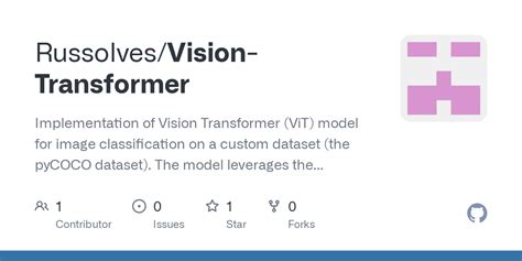 Github Russolvesvision Transformer Implementation Of Vision