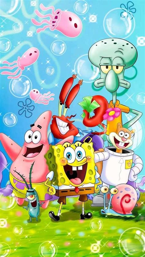 Pin By Lily On Cartoons Wallpapers Cartoon Wallpaper Spongebob Drawings Love Animation