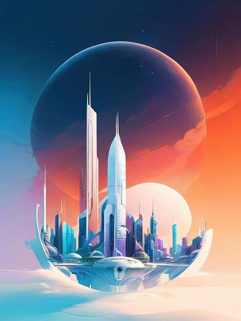 Premium Photo Quantum Utopia A Futuristic City Enhanced By Artificial Intelligence