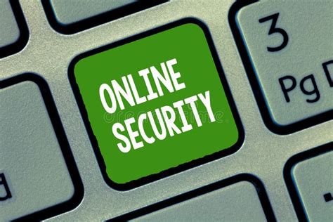 Handwriting Text Online Security Concept Meaning Rules To Protect Against Attacks Over The