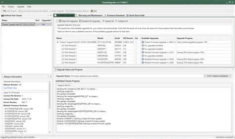 5 Performing Firmware Upgrade — Xena Chassisupgrader User Manual