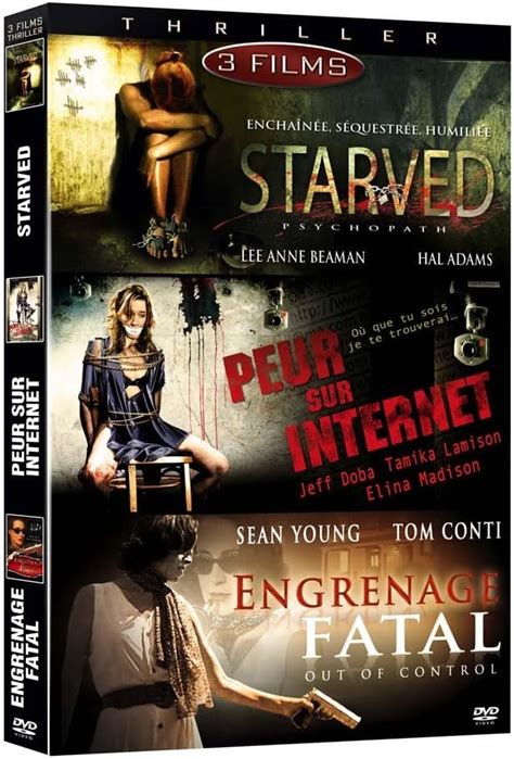 Thriller Coffret 3 Films Psychopath Peur Sur Internet Engrenage