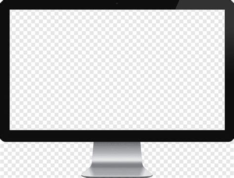 검은 컴퓨터 모니터 맥 애플 모니터 전자 제품 모니터 png pngegg