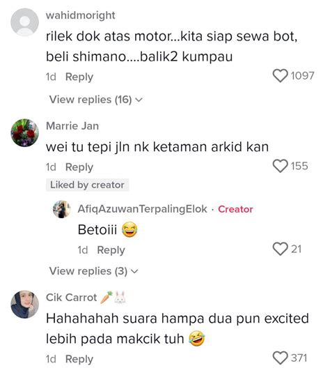 [video] Mak Cik Selamba Pancing Ikan Sambil Duduk Atas Motor Ini Curi Tumpuan Ramai