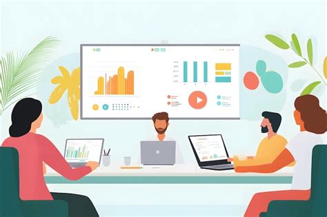 Business Team Analyzing Data And Charts During A Meeting Premium Ai