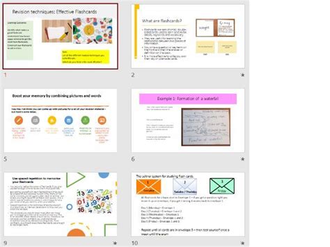 Effective Flashcards Teaching Resources