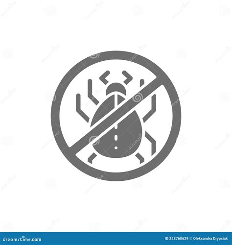 Mites Warning Graphic Icon Vector Illustration 292804900