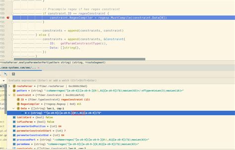 🐛 Bug Fiber Route Path Definition With Regex Which Contains Comma