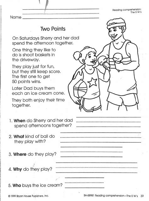 Free Printable 5 Ws Worksheets Free Printables