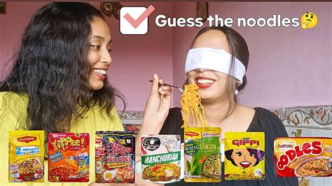 Guess The Noodles 🍝noodles Challenge Youtube